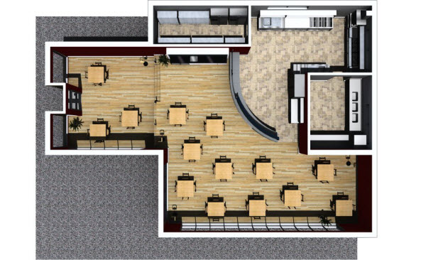Pizza Restaurant Floor Plan | Viewfloor.co